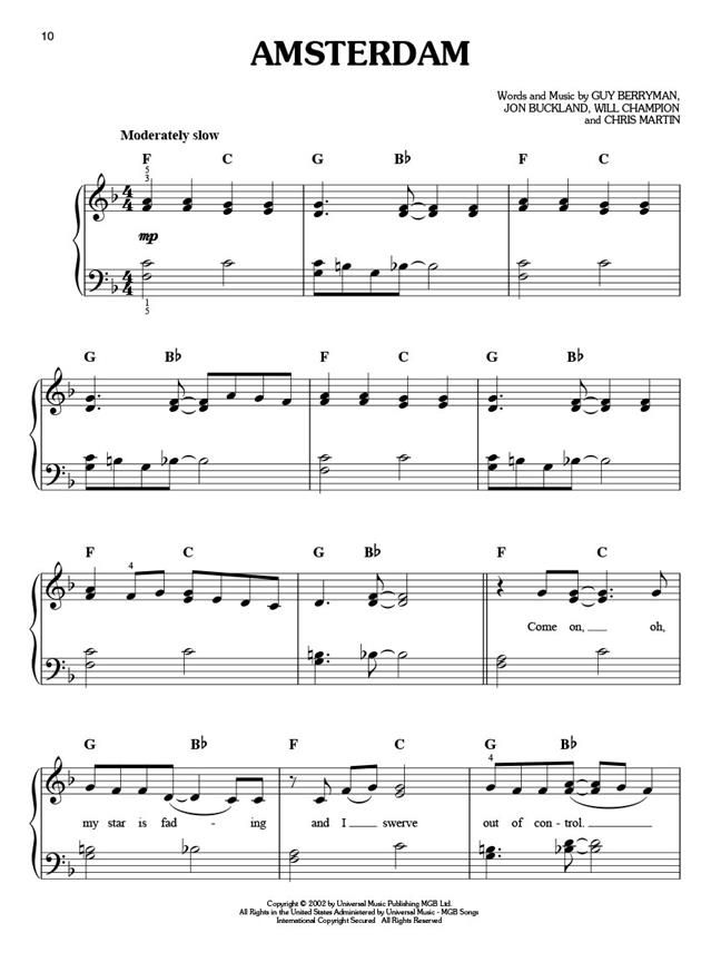 Coldplay Piano Sheet Music » Buy Sheet Music Online