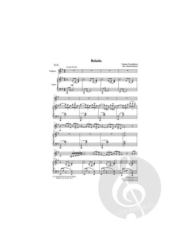 Pan Flute Sheet Music: Wide Selection - Buy Online