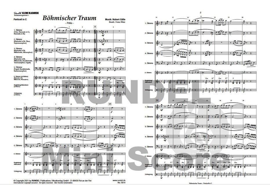 Bohmischer Traum Sheet Music » Buy Sheet Music Online