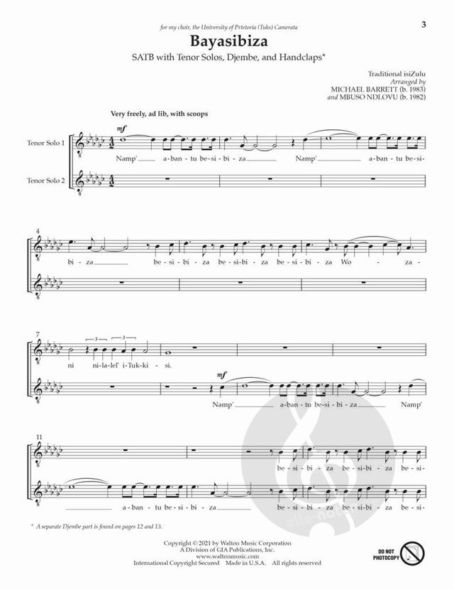Michael Barrett Sheet Music for Mixed Choir » Buy Online