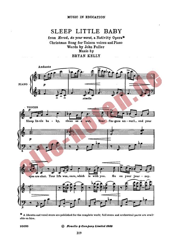 Shop Bryan Kelly Sheet Music Online | all-sheetmusic.com