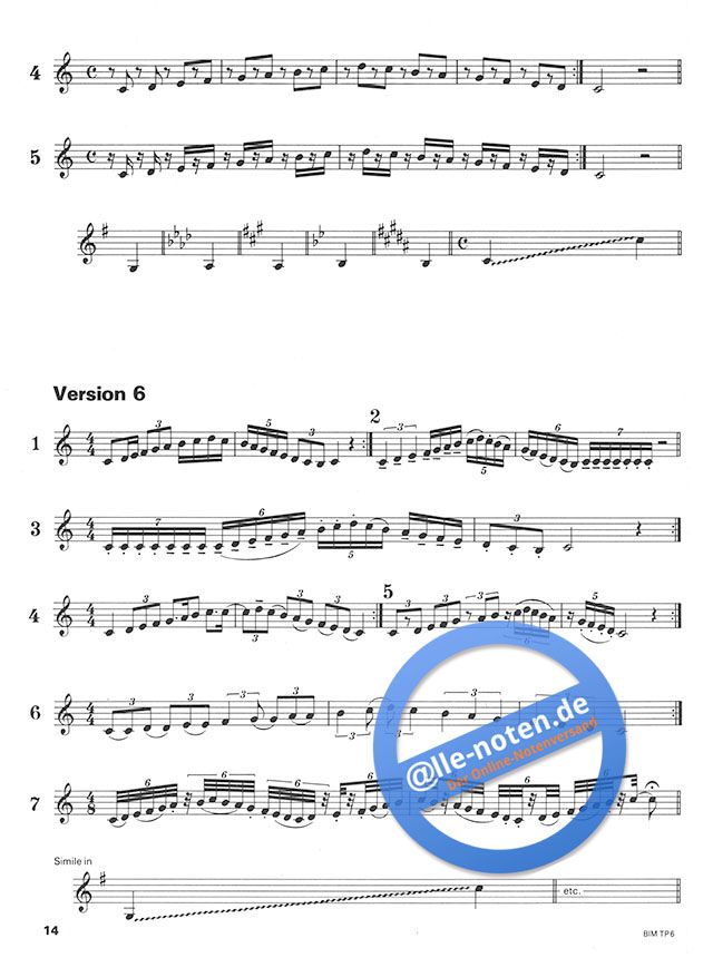 ASA Method by Rolf Quinque » Sheet Music for Trumpet