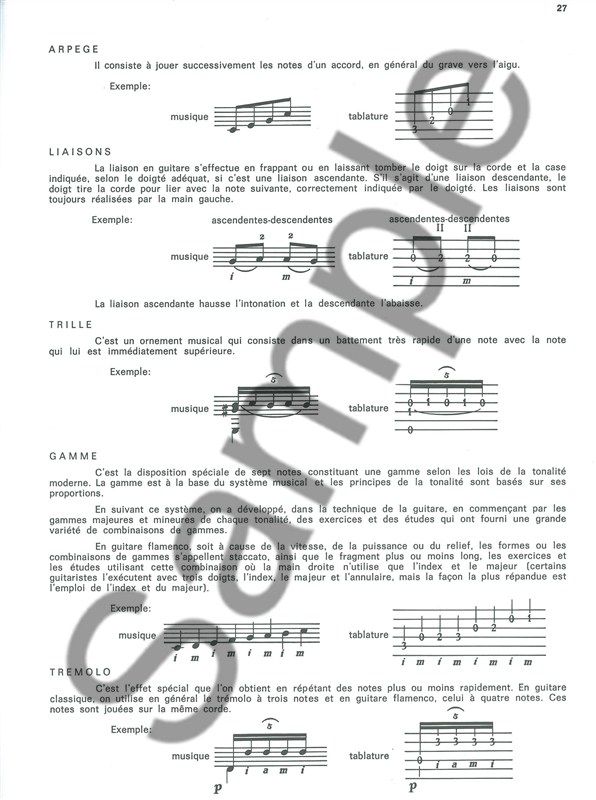 Metodo de Guitarra Flamenca by Andres Batista » Sheet Music for Guitar