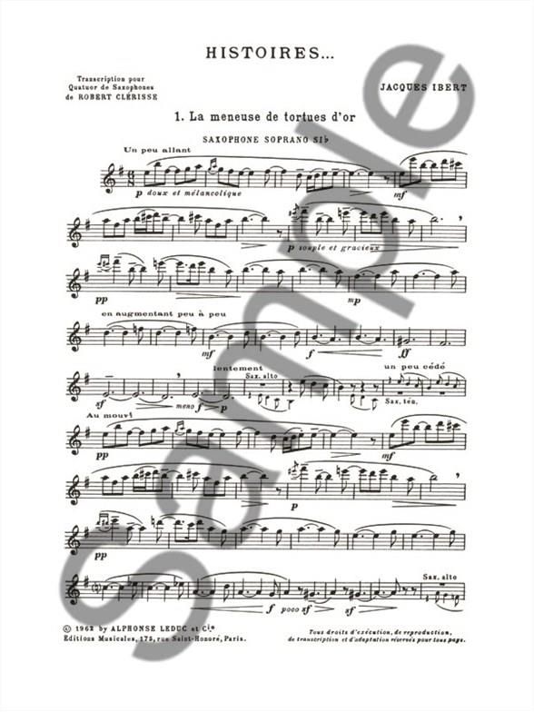 Jacques Ibert Saxophone Sheet Music » Buy Online