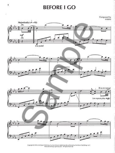 Yanni Piano Sheet Music » Buy Sheet Music Online