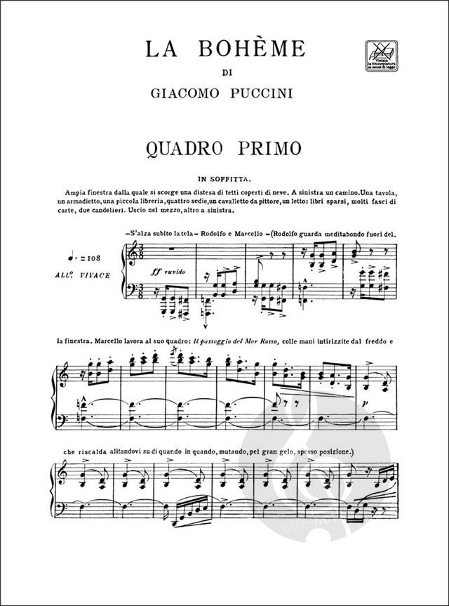 Giacomo Puccini Sheet Music for Voices » Buy Online