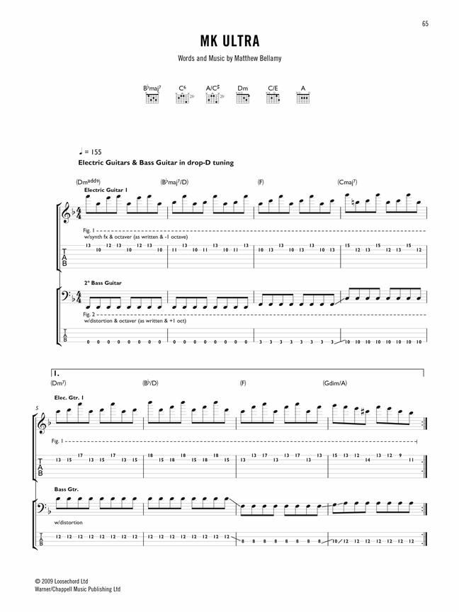 Muse Guitar Sheet Music » Buy Sheet Music Online