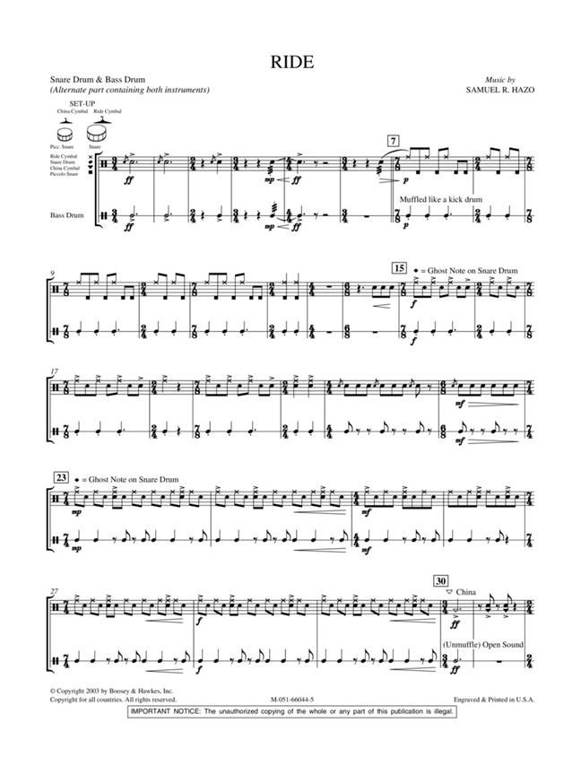 Samuel Hazo Sheet Music for Concert Band » Buy Online