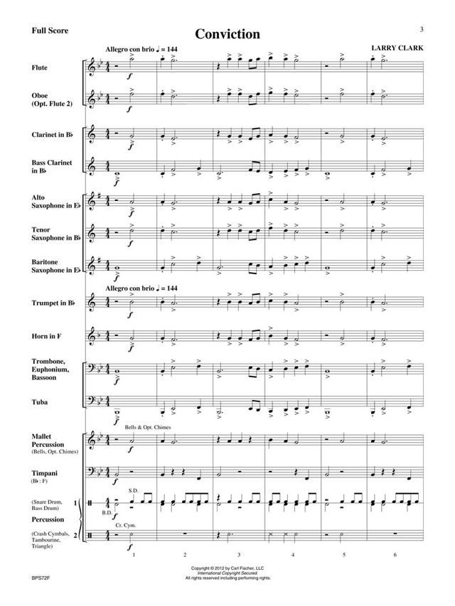 Larry Clark Sheet Music for Concert Band » Buy Online