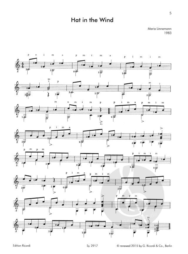 Maria Linnemann Collection by Maria Linnemann » Sheet Music for Guitar ...