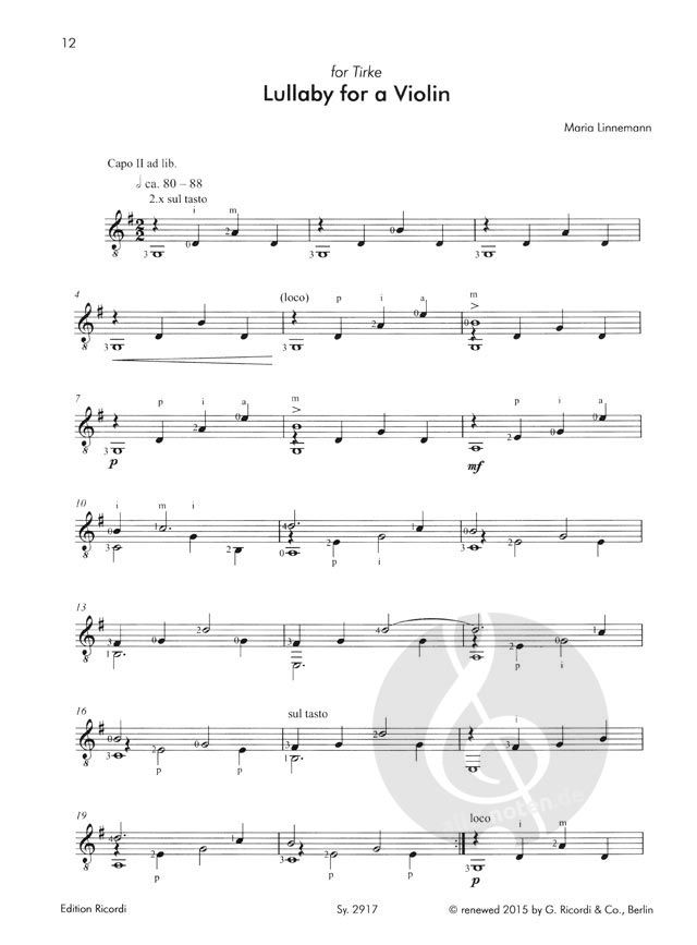 Maria Linnemann Collection by Maria Linnemann » Sheet Music for Guitar ...