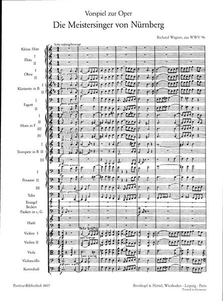 Richard Wagner Sheet Music for Orchestra » Buy Online