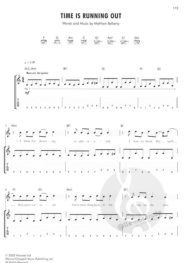 Muse Guitar Sheet Music » Buy Sheet Music Online
