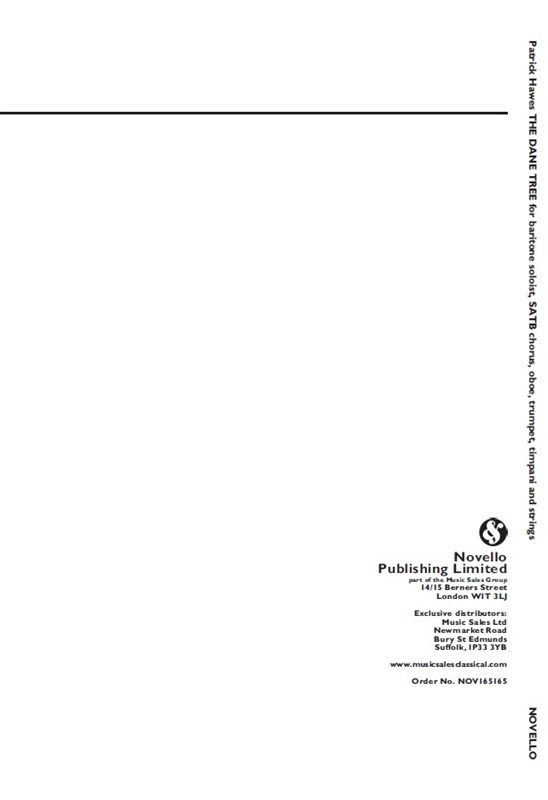 The Dane Tree by Patrick Hawes » Mixed Choir Sheet Music