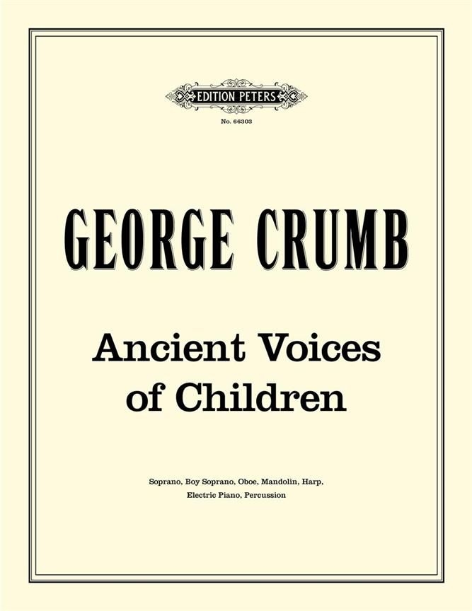 George Crumb Chamber Ensemble Sheet Music » Buy Online