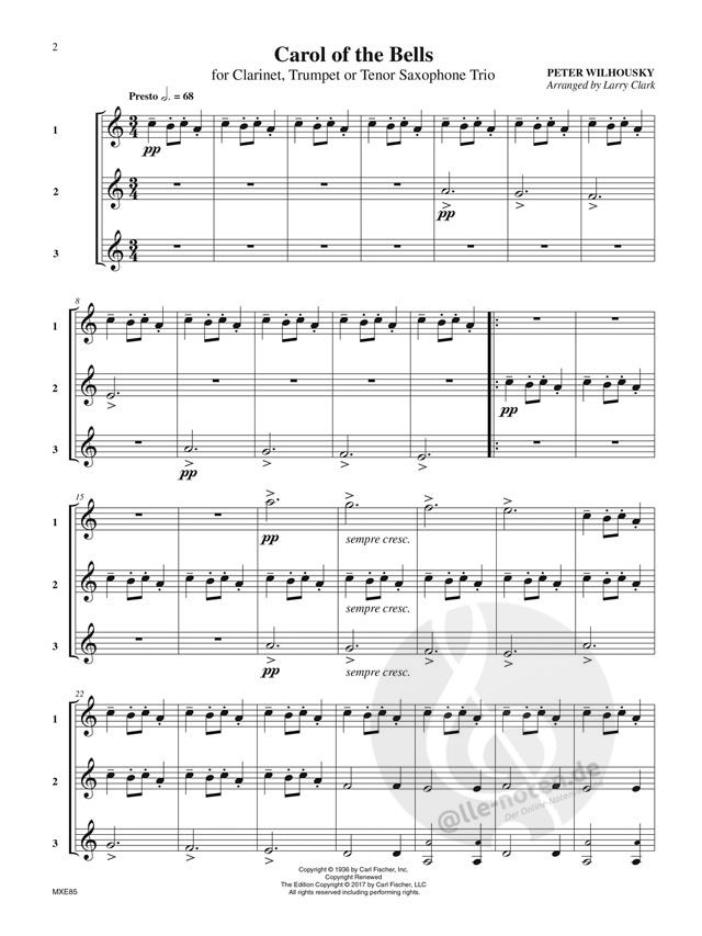 Larry Clark Sheet Music for Flexible Ensemble