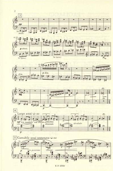 Pagliacci (Ruggero Leoncavallo) » Sheet Music for Mixed Choir