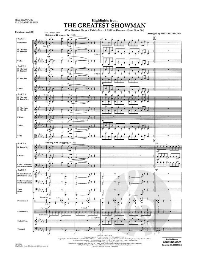 The Greatest Showman Sheet Music » Buy Online